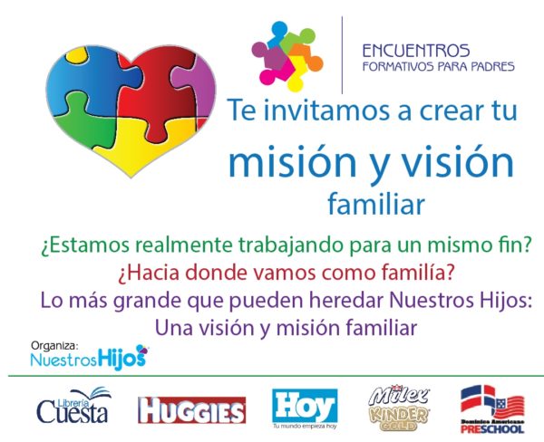 Vamos a crear una misión y visión familiar - Nuestros Hijos Dominicana